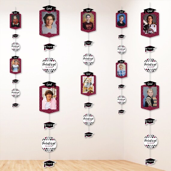 Maroon Grad - Best is Yet to Come - Burgundy Graduation Party DIY ...