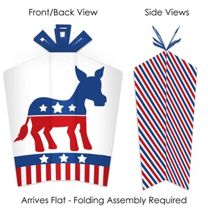 Democrat Election - Table Decorations - Democratic Political Party Fold ...