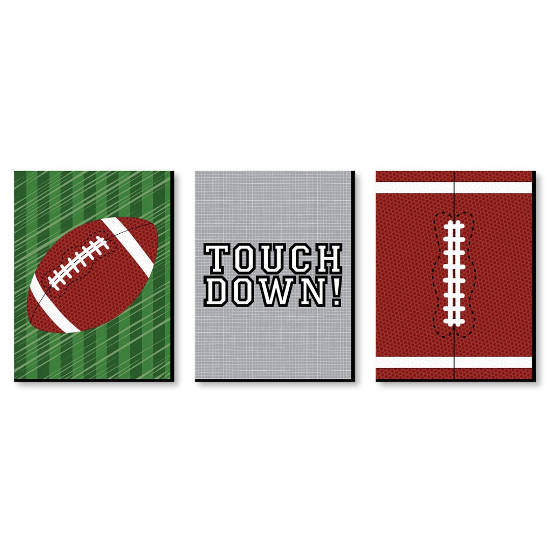 End Zone - Football - Sports Themed Nursery Wall Art, Kids Room Decor ...