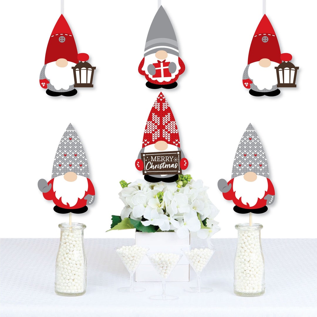 Christmas Gnomes - Decorations Holiday Party Essentials - Set of 20 - Etsy