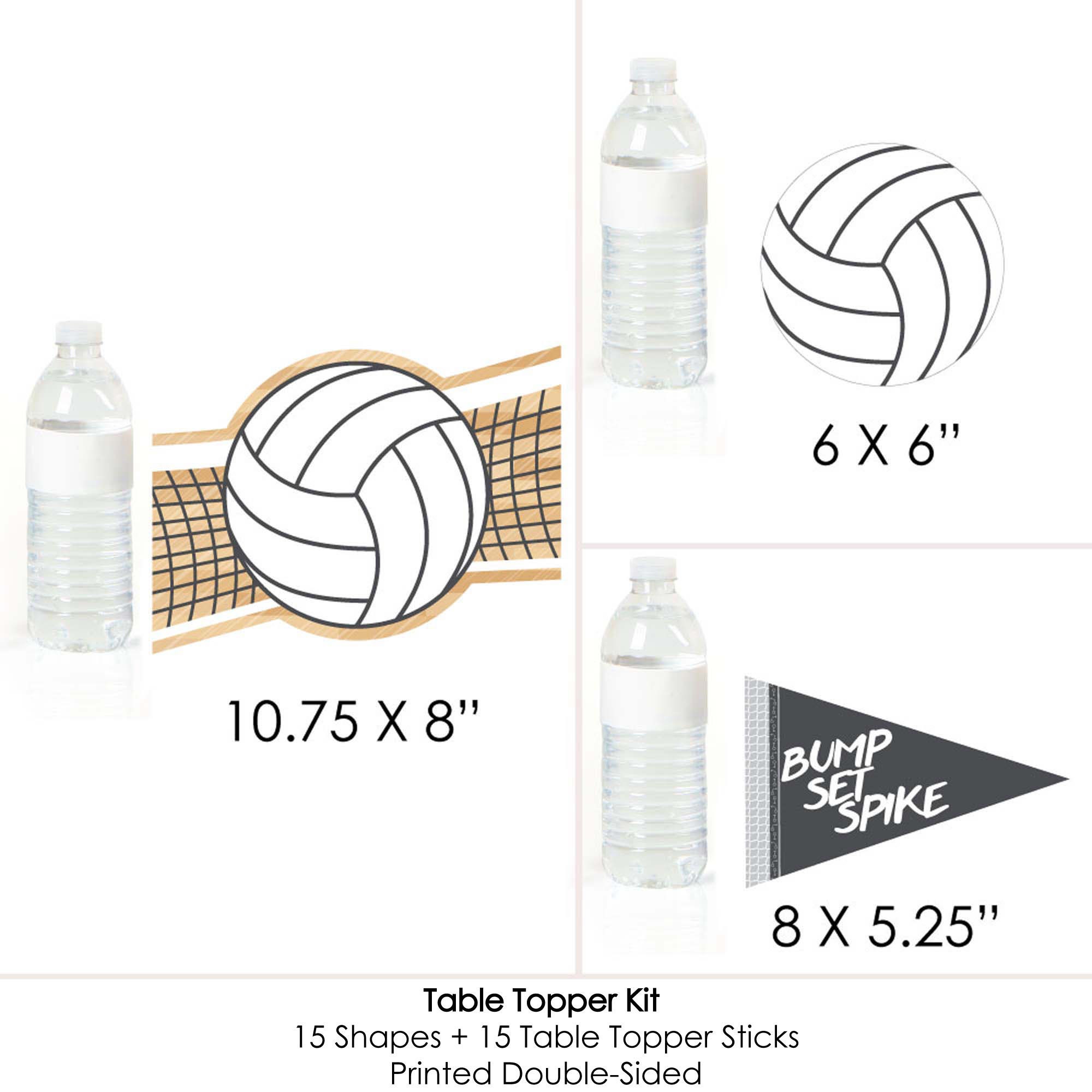 Volleyball Theme Centerpieces