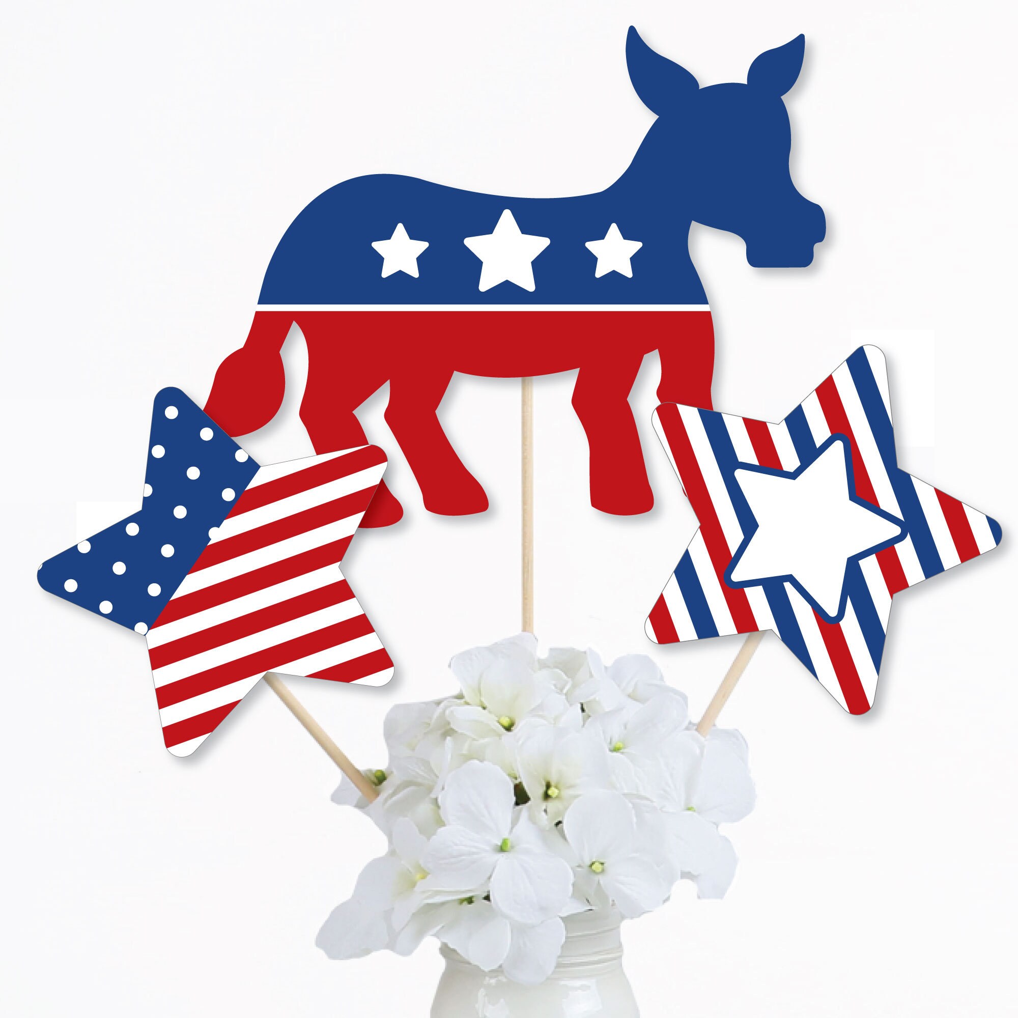 Democrat Election Democratic Political Party Centerpiece - Etsy UK