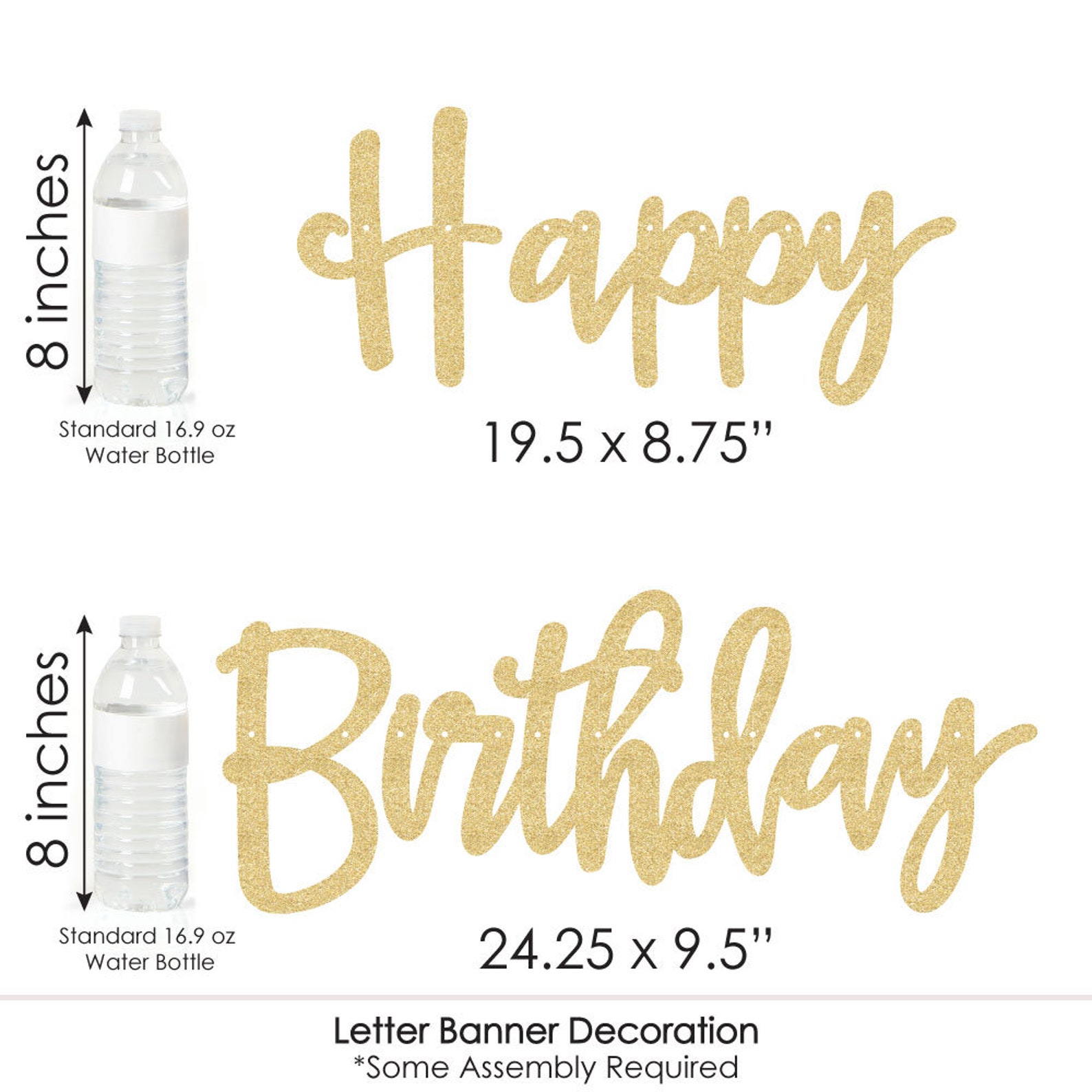 70th Birthday Gold Birthday Letter Banner Decoration 36 - Etsy