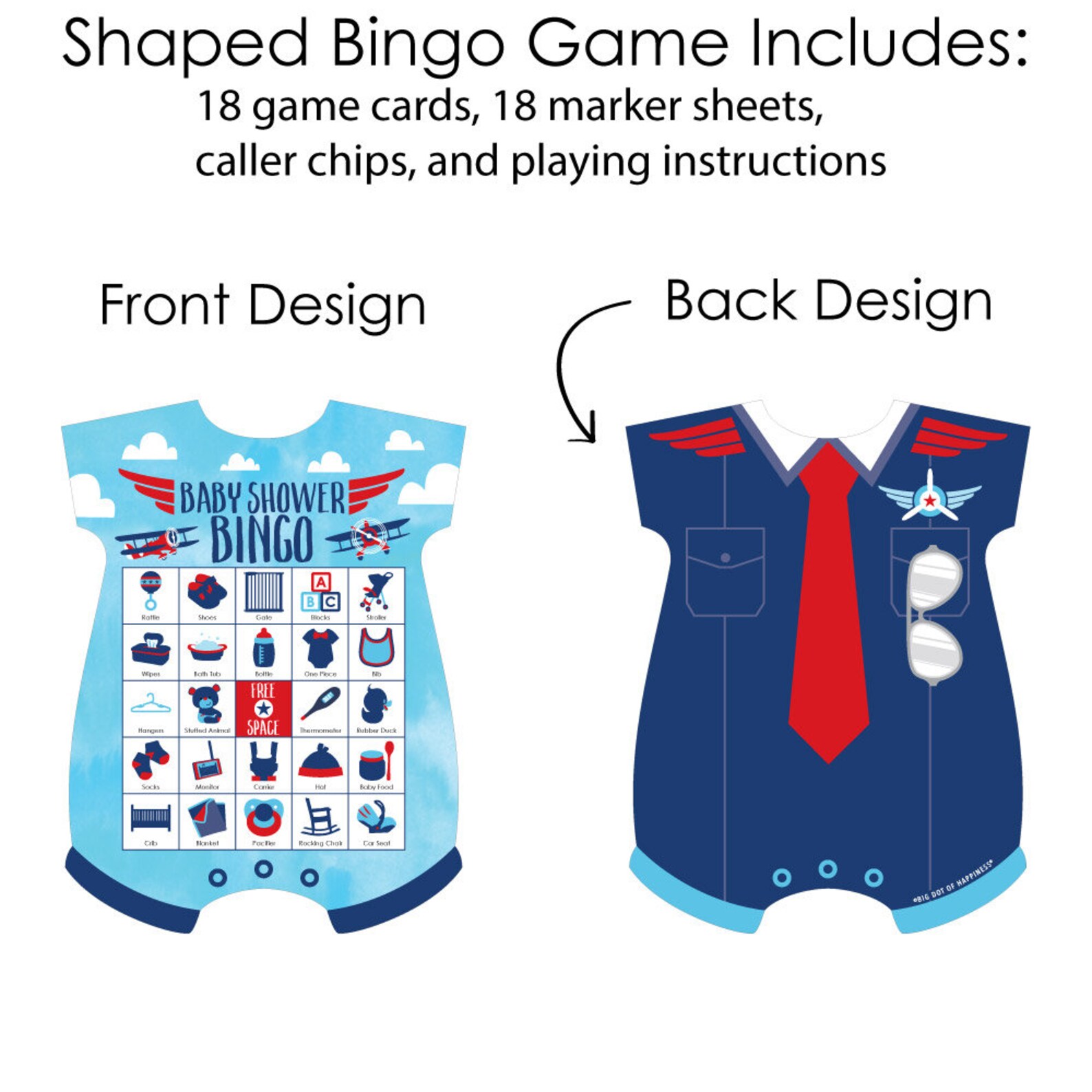 Taking Flight - Airplane - Picture Bingo Cards and Markers - Vintage ...