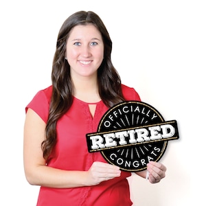 Happy Retirement - Hanging Porch Retirement Party Outdoor Decorations ...