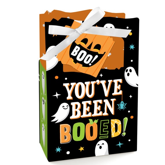 You've Been Booed - Ghost Halloween Party Favor Boxes - Set of 12 by ...