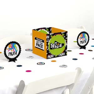 Set the Pace - Running - Centerpiece & Table Decoration Kit - Track ...