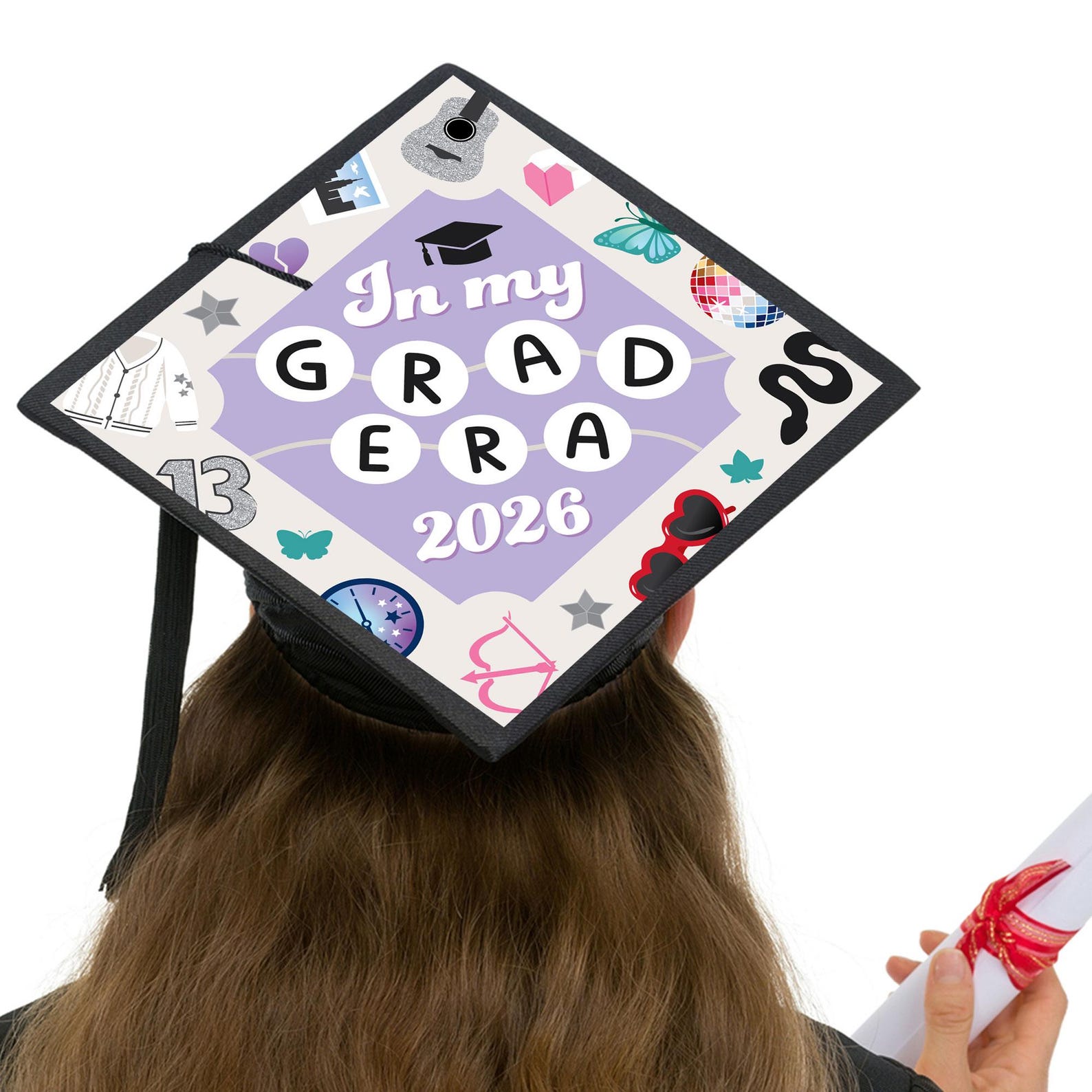 In My Grad Era - Graduation Cap Decorations Kit - Grad Cap Cover - Etsy