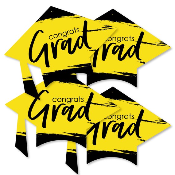 Yellow Grad - Best is Yet to Come - Grad Cap Decorations DIY Yellow ...