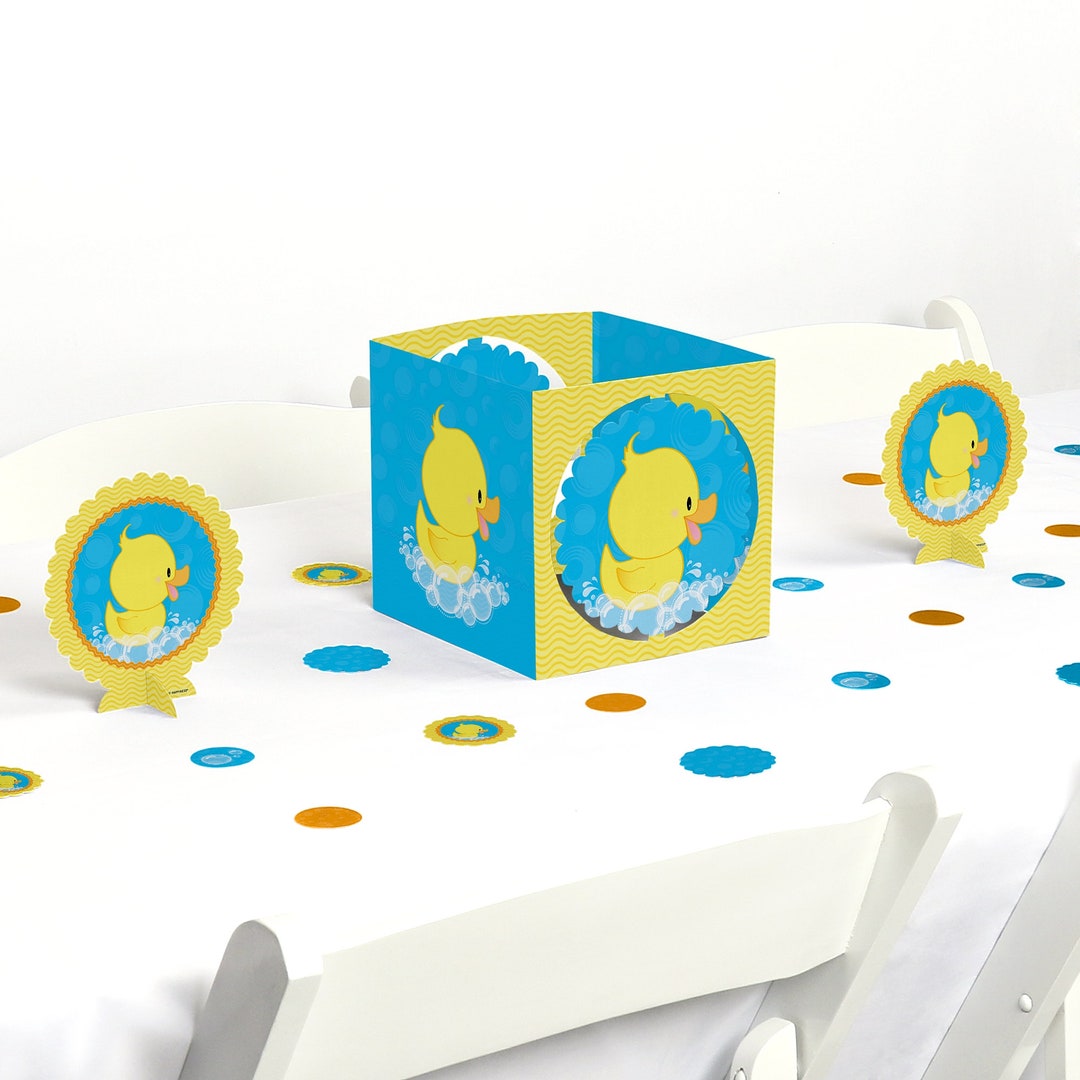 Ducky Duck Centerpiece & Table Decoration Kit - Baby Shower and ...