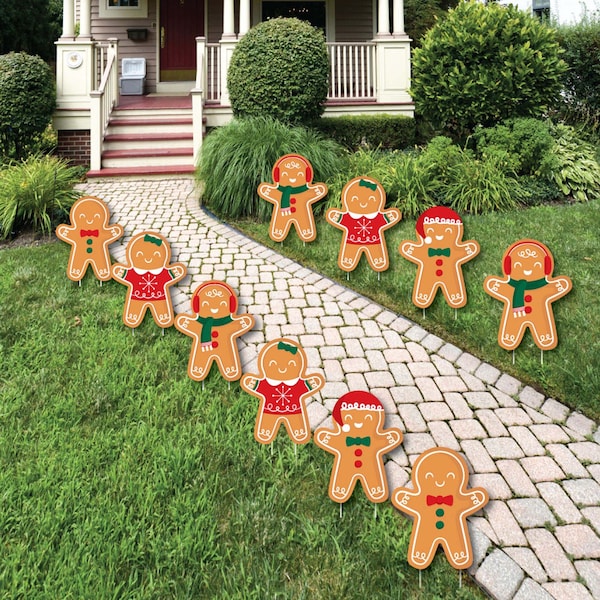 Gingerbread Christmas Yard Decorations Etsy