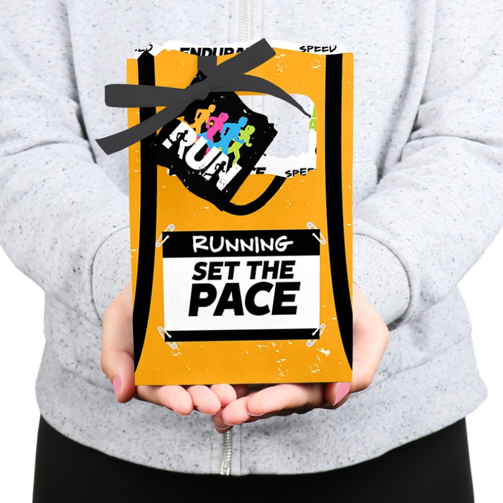 Set the Pace - Running - Track, Cross Country or Marathon Party Favor ...