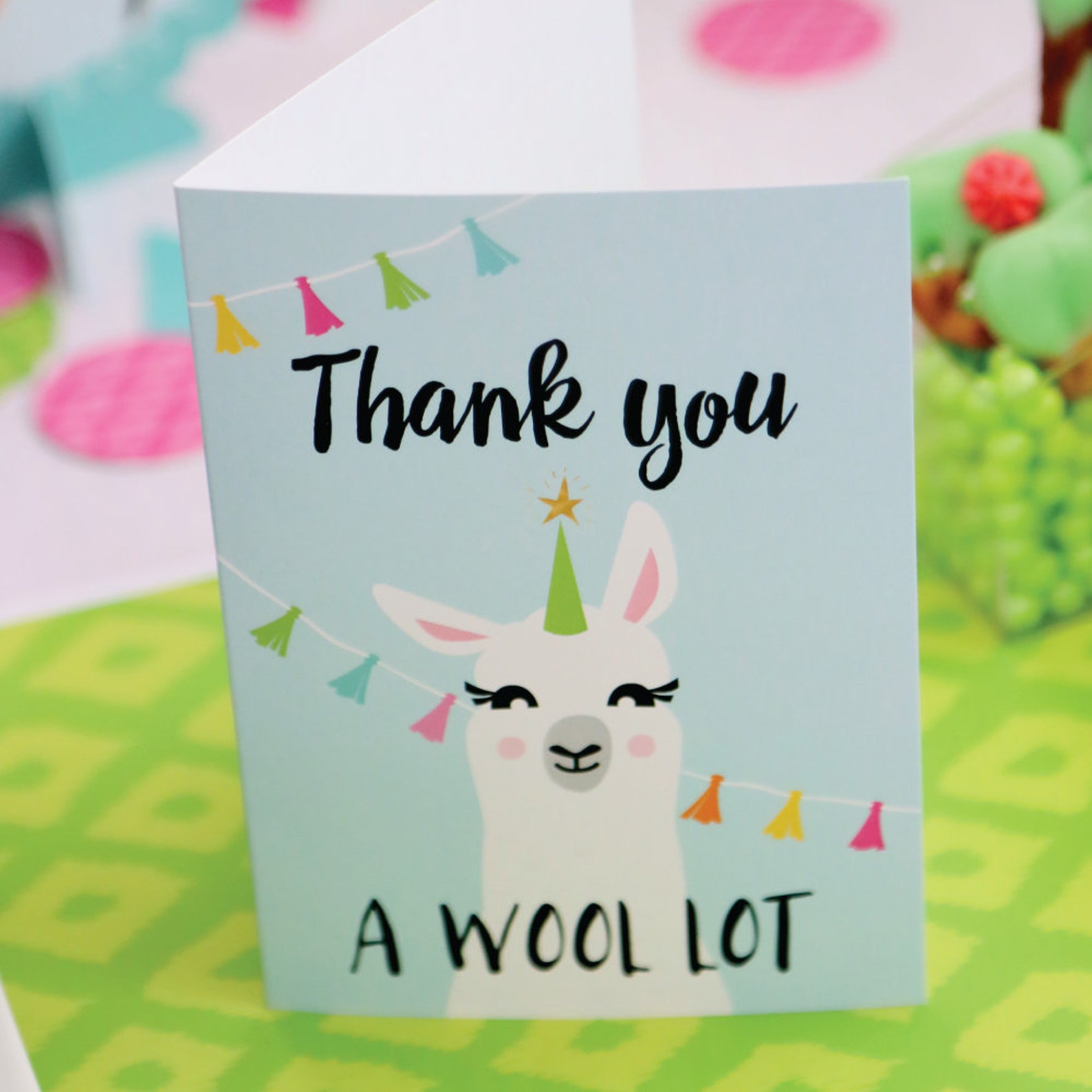Whole Llama Fun Thank You Cards Llama Fiesta Baby Shower - Etsy