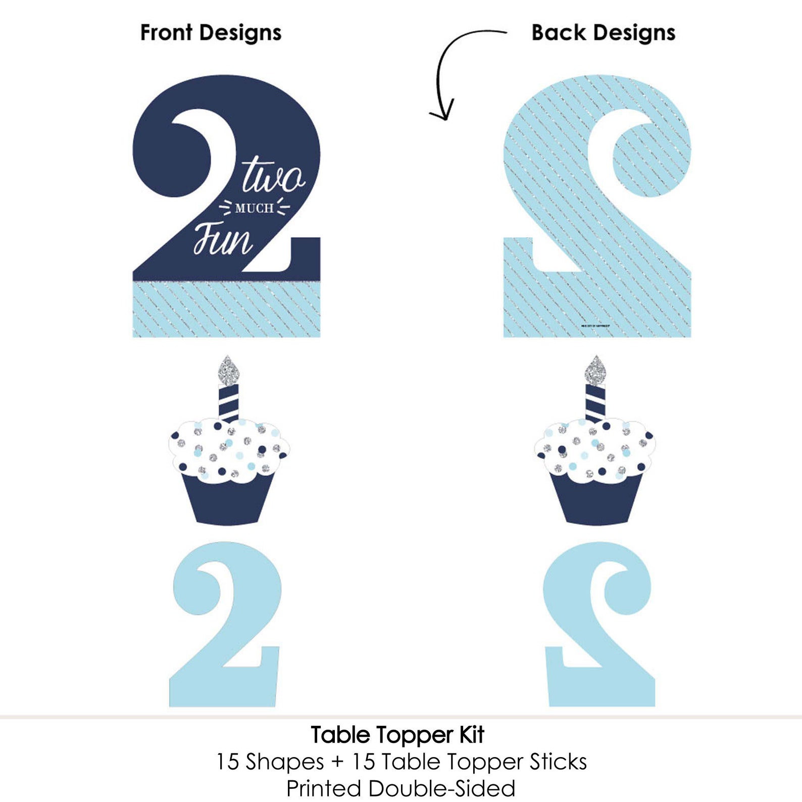 2nd Birthday Boy Two Much Fun Second Birthday Party - Etsy