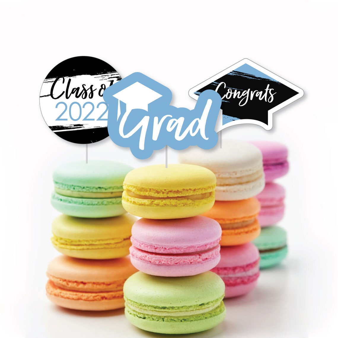 Light Blue Grad Best is yet to Come Dessert Cupcake - Etsy