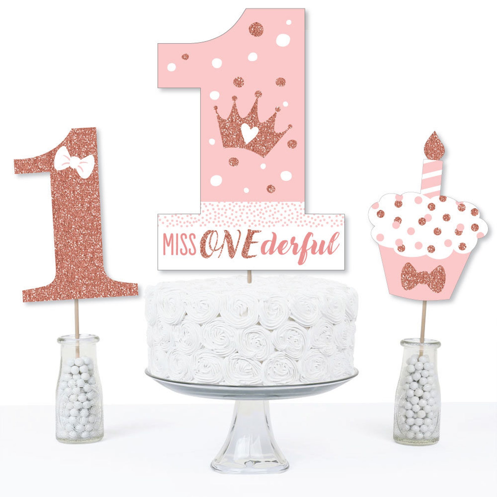 1st Birthday Little Miss Onederful Girl First Birthday Party - Etsy