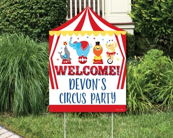 Circus Step Right up Sign - Etsy