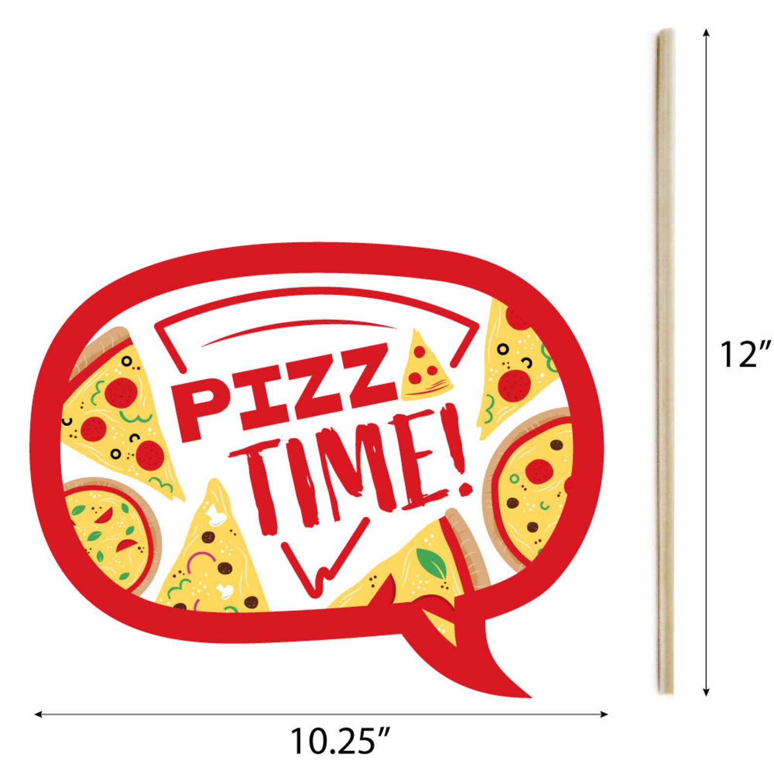 Pizza Party Time 20 Piece Baby Shower or Birthday Party - Etsy