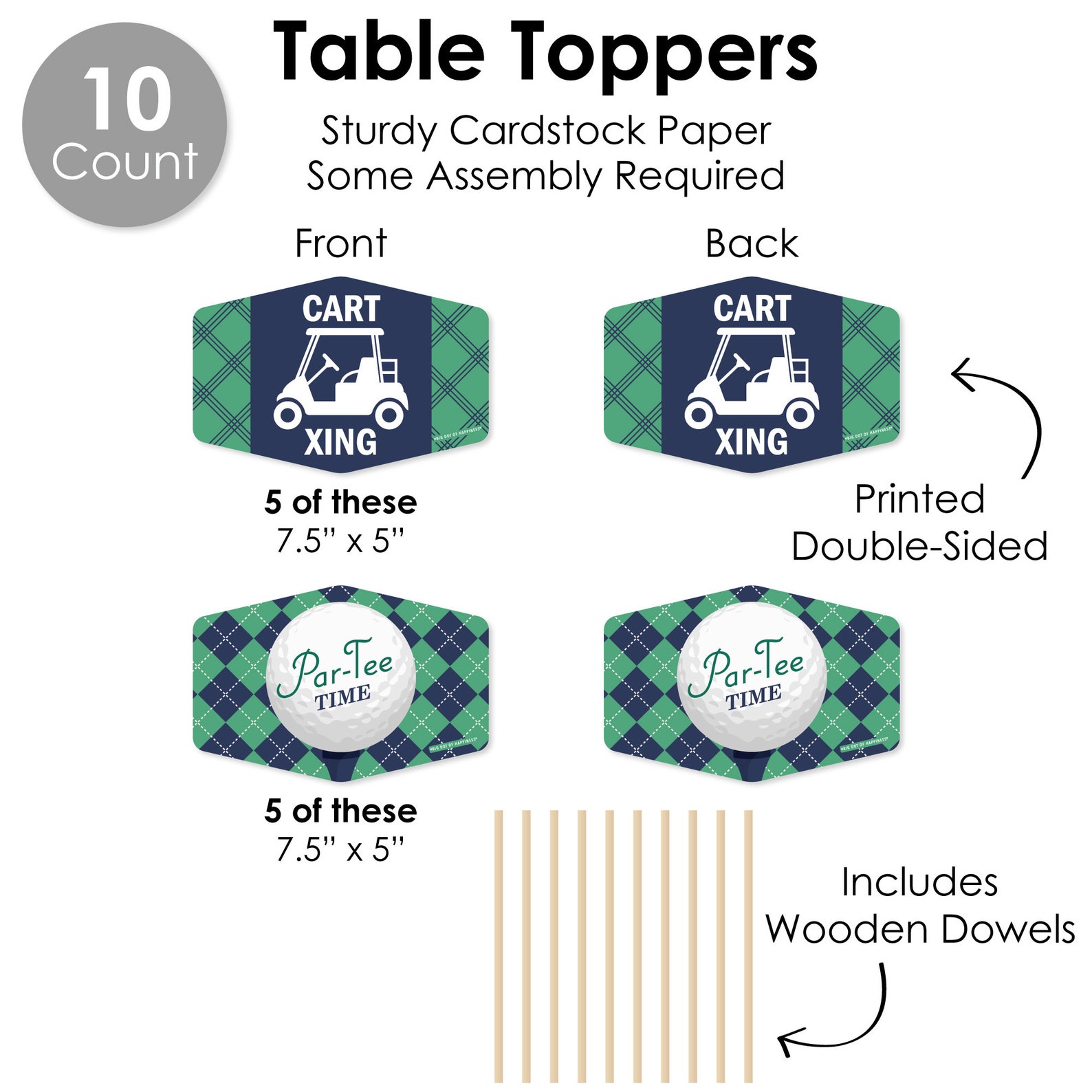 Par-tee Time Golf Birthday or Retirement Party Supplies - Etsy