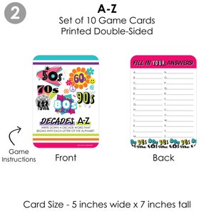 Through the Decades - 4 50s, 60s, 70s, 80s, and 90s Party Games - 10 ...