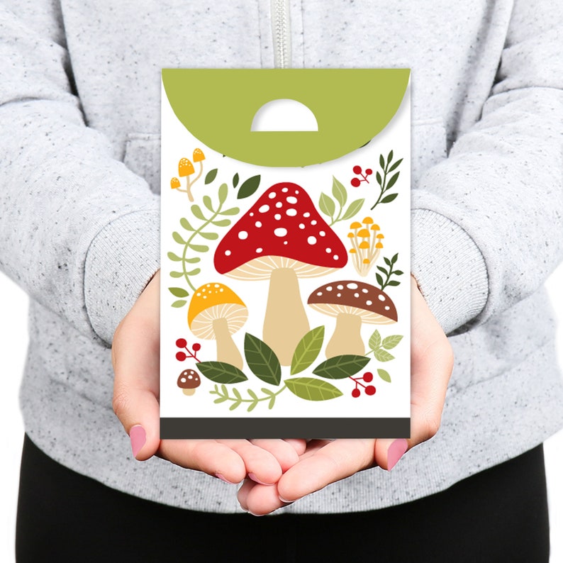 Wild Mushrooms - Red Toadstool Party Gift Favor Bags - Party Goodie ...