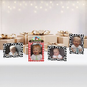 Farm Animals - Barnyard Baby Shower or Birthday Party 4x6 Picture ...