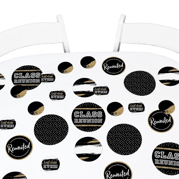Reunited - Giant Circle Confetti - High School or College Class Reunion ...