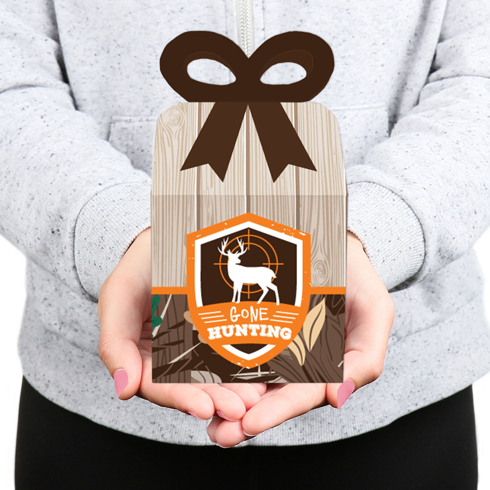 Gone Hunting Square Favor Gift Boxes Deer Hunting Camo - Etsy