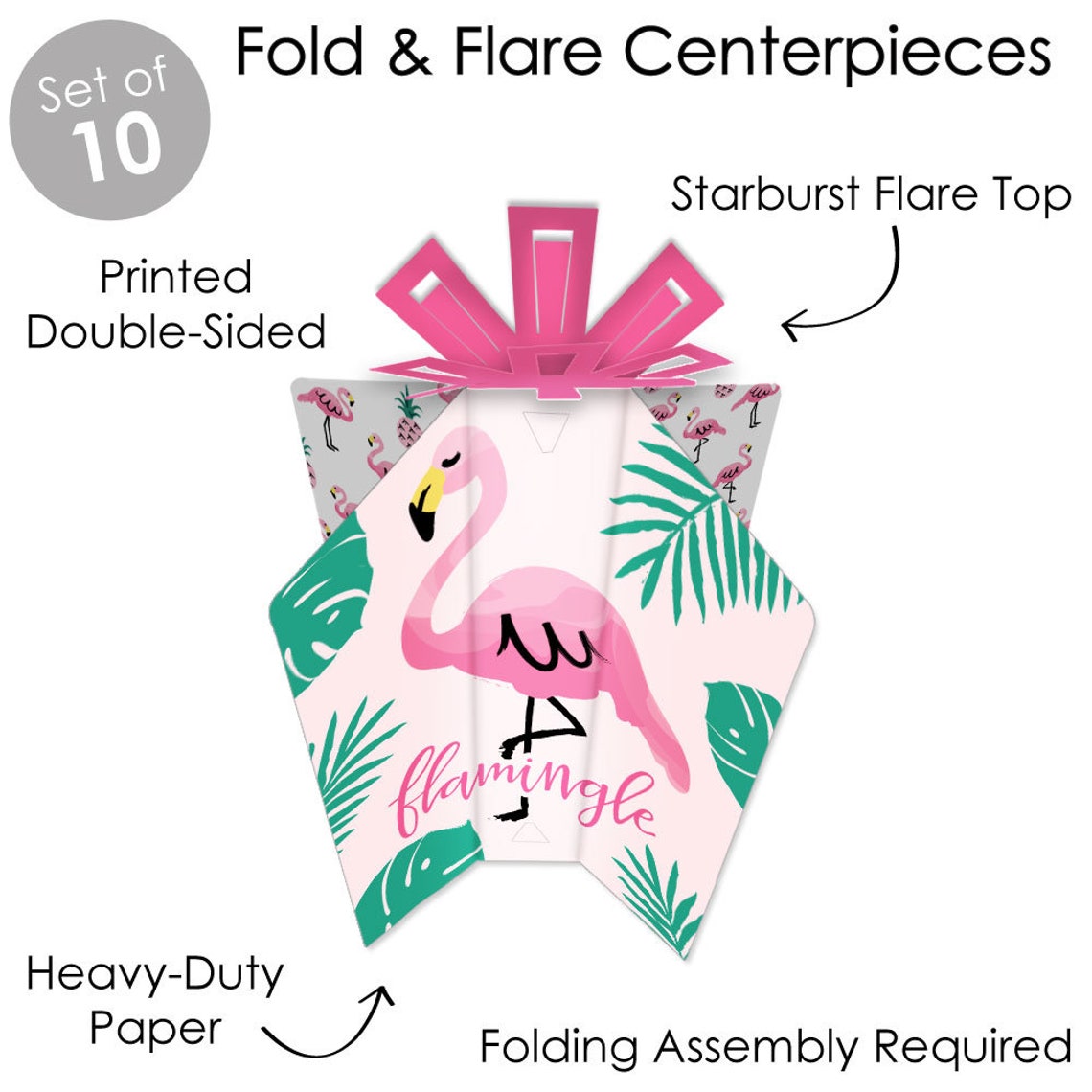 Pink Flamingo Party Like a Pineapple Table Decorations - Etsy