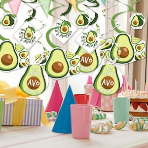 Hello Avocado - Fiesta Party Hanging Decor - Party Decoration Swirls ...
