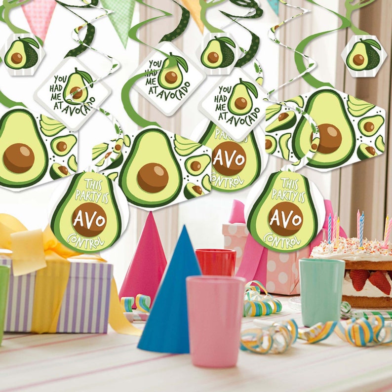 Hello Avocado Fiesta Party Hanging Decor Party Decoration - Etsy