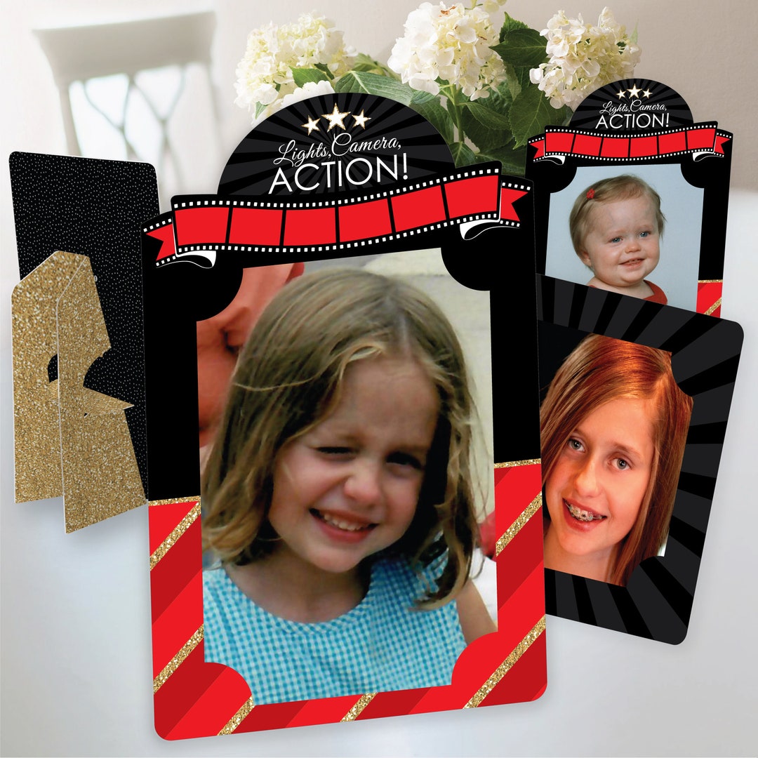 Red Carpet Hollywood - Movie Night Party 4x6 Picture Display - Paper ...