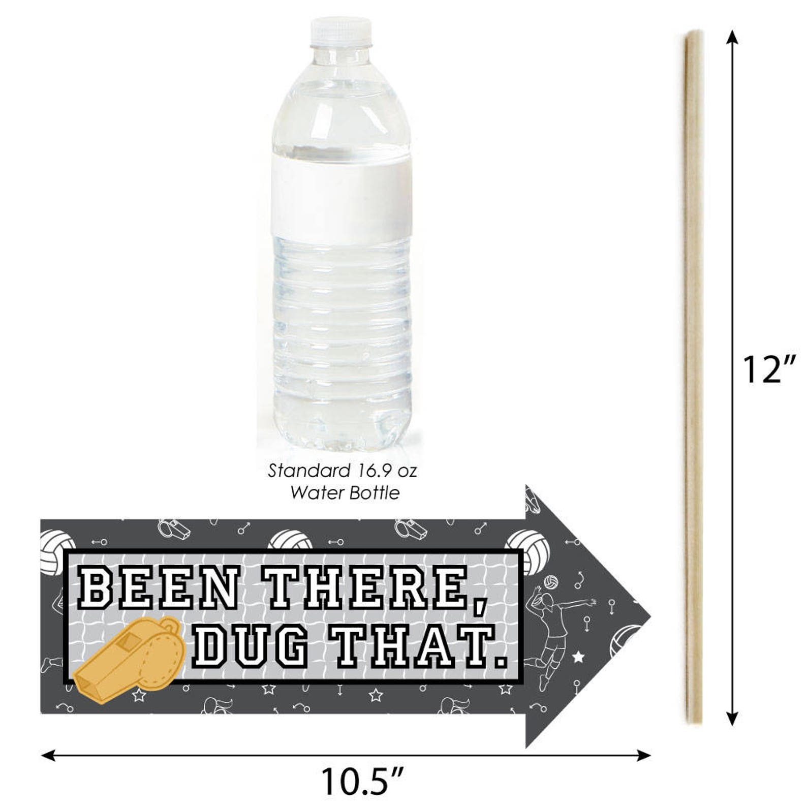 Volleyball Photo Booth Props - Birthday Photo Booth Prop Kit ...