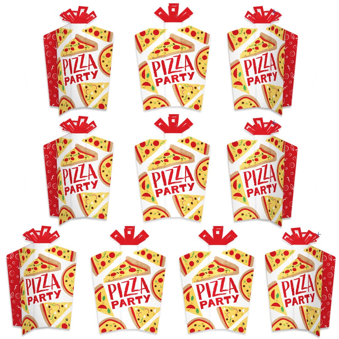 Pizza Party Time - Table Decorations - Baby Shower or Birthday Party ...