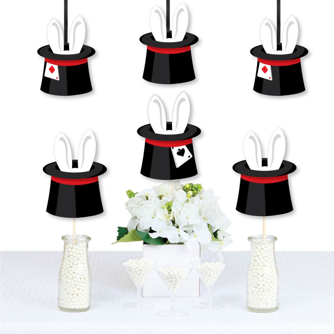 Ta-da, Magic Show - Rabbit in a Magician’s Hat Decorations DIY Magical ...