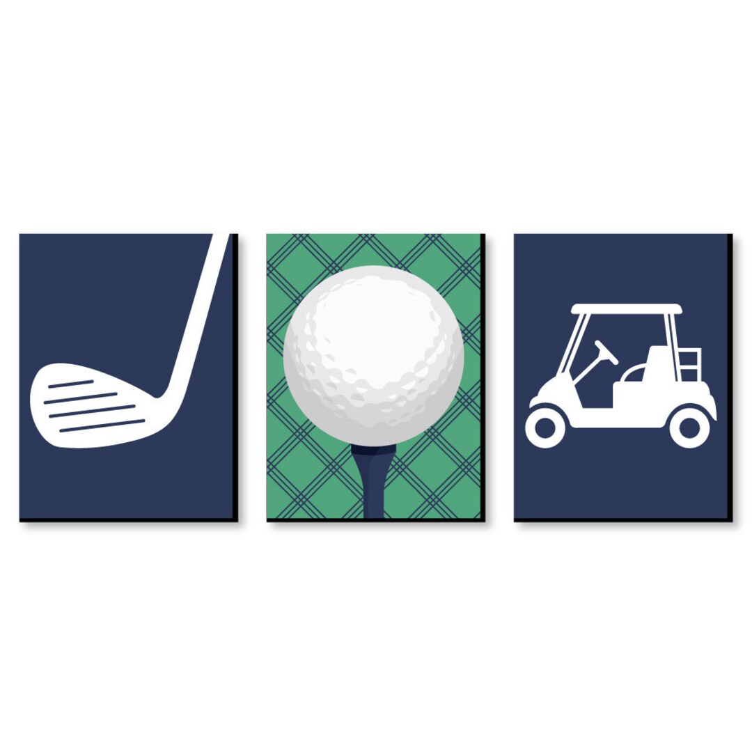 Par-tee Time - Golf - Sports Themed Nursery Wall Art, Kids Room Decor ...