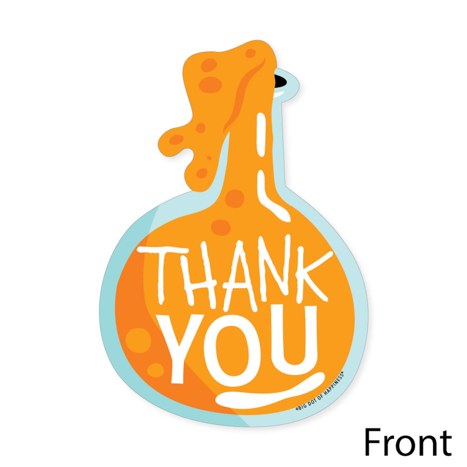 Scientist Lab - Shaped Thank You Cards - Baby Shower or Birthday Party ...