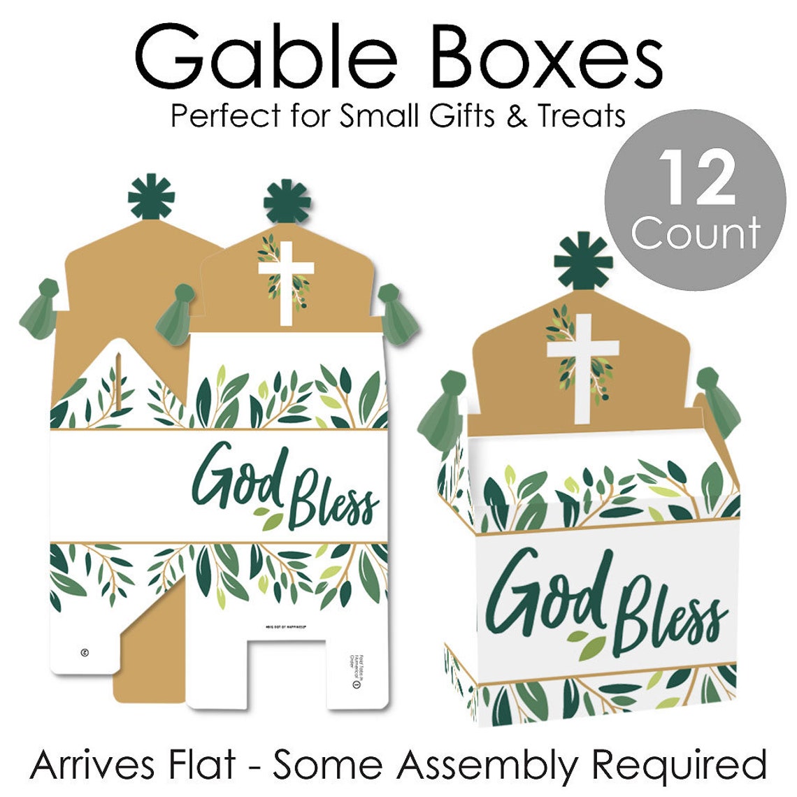 Elegant Cross Treat Box Party Favors Religious Party - Etsy