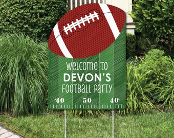 Football Welcome Sign - Etsy
