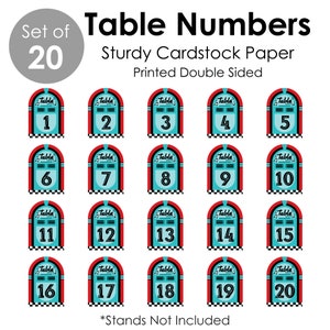 50’s Sock Hop - 1950s Rock N Roll Party Double-sided 5 X 7 Inches Cards ...