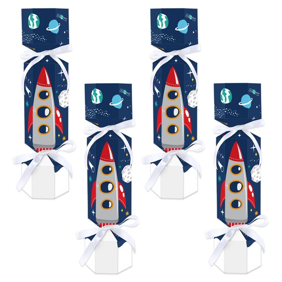 Blast Off to Outer Space - No Snap Rocket Ship Baby Shower or Birthday ...