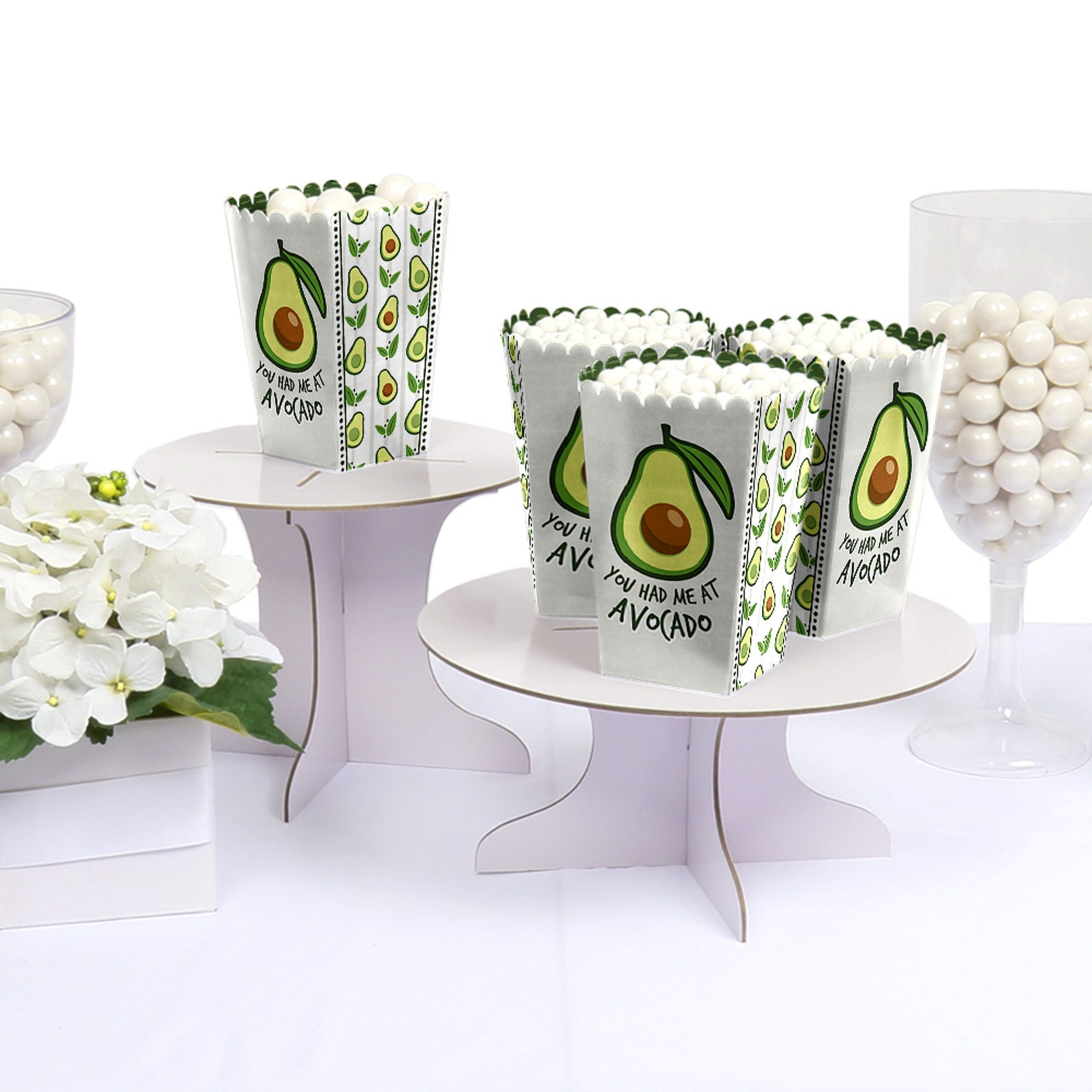 Hello Avocado Fiesta Party Favor Popcorn Treat Boxes Set - Etsy
