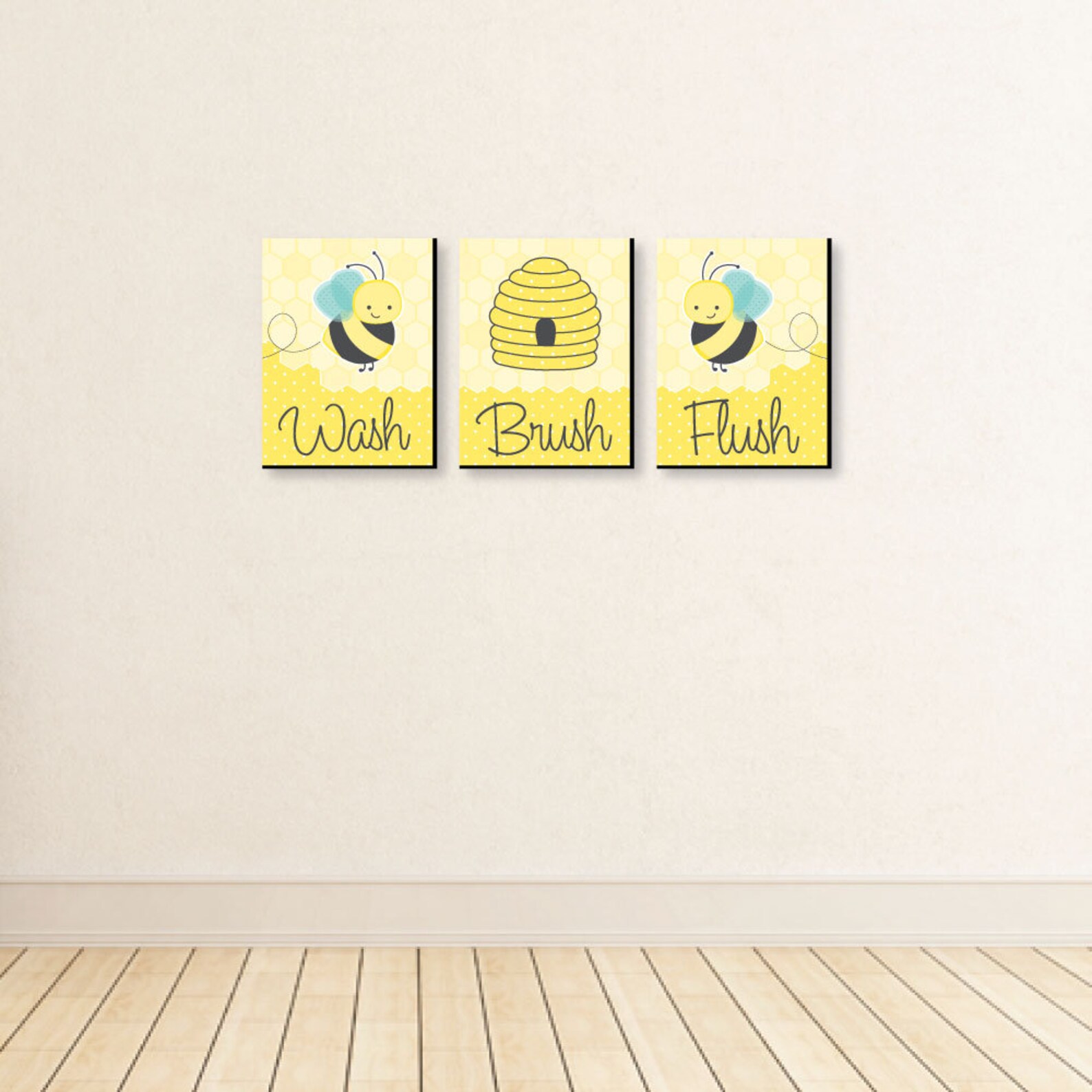 Honey Bee Kids Bathroom Rules Wall Art Décor 7.5 X 10 - Etsy
