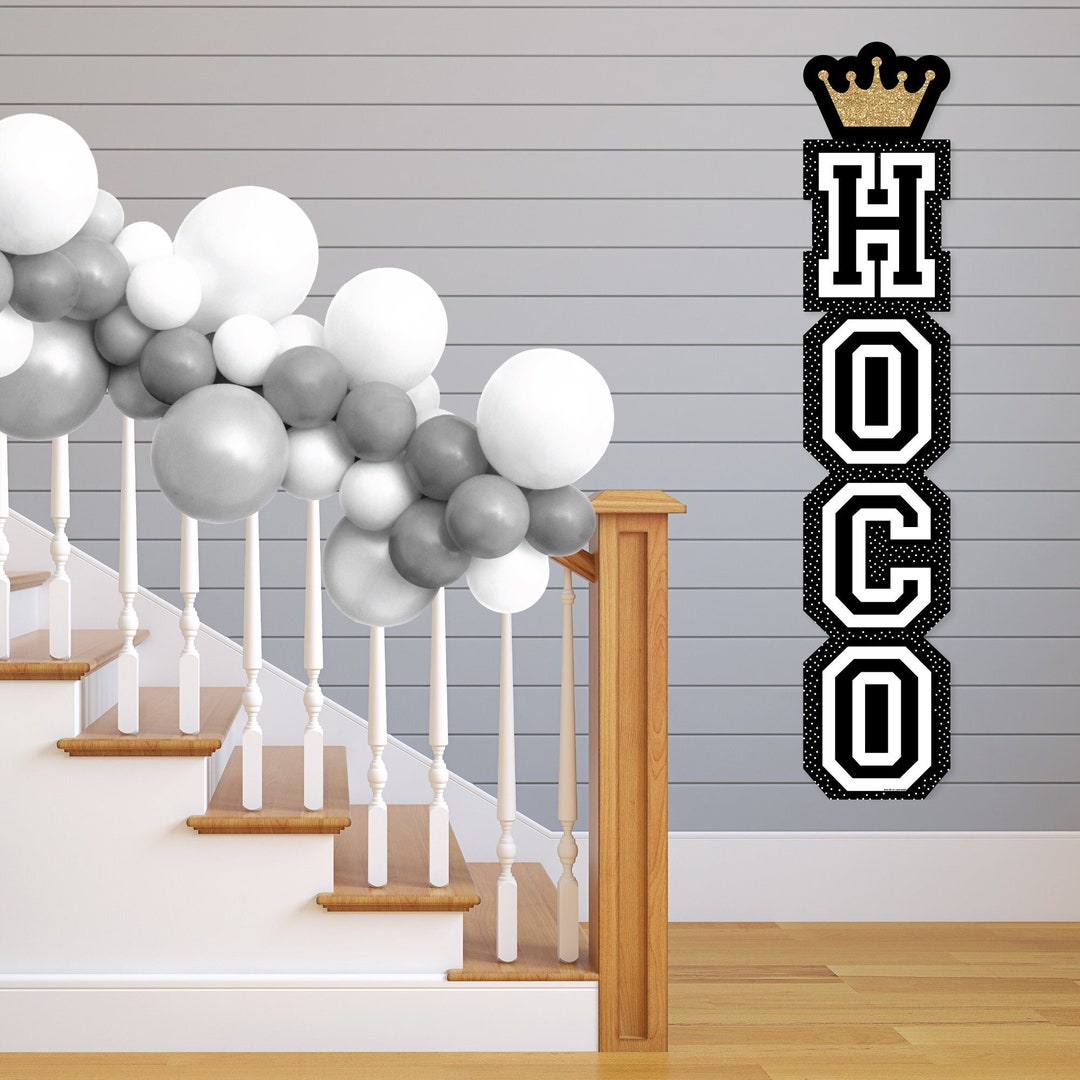 HOCO Dance - Homecoming Vertical Decoration - Shaped Banner - Etsy