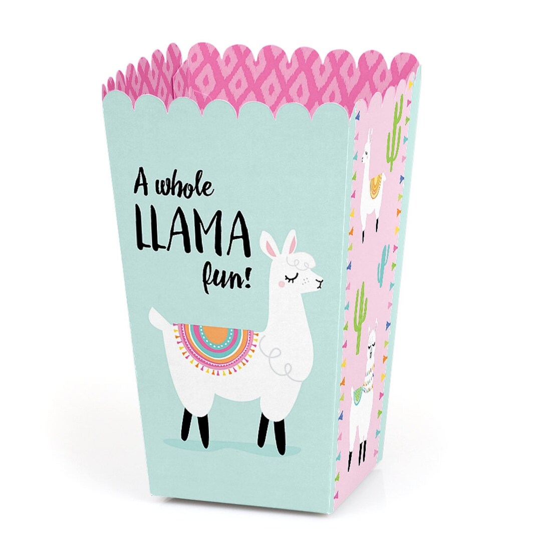 Whole Llama Fun - Llama Fiesta Baby Shower or Birthday Party Favor ...