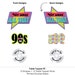 90's Throwback - Centerpiece Sticks - 1990's Party Table Toppers - 90's ...