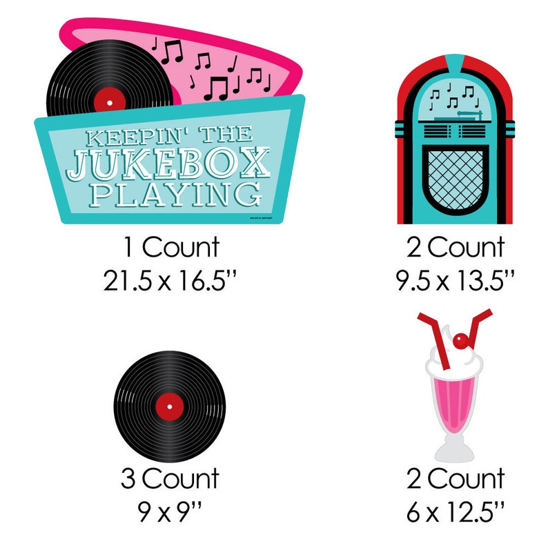 50's Sock Hop Yard Sign & Outdoor Lawn Decorations | Etsy