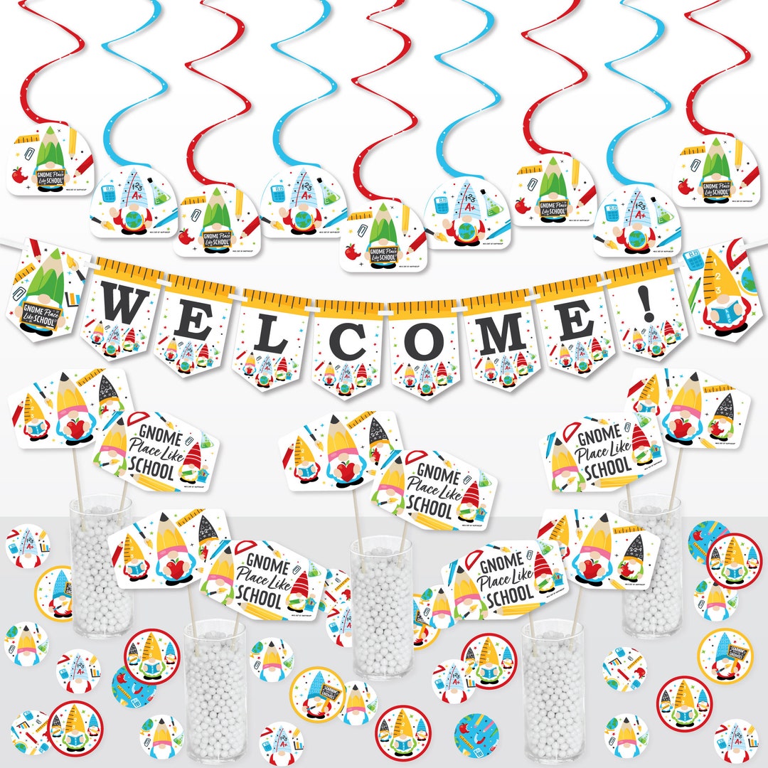 School Gnomes - Teacher and Classroom Decorations Supplies Decoration ...