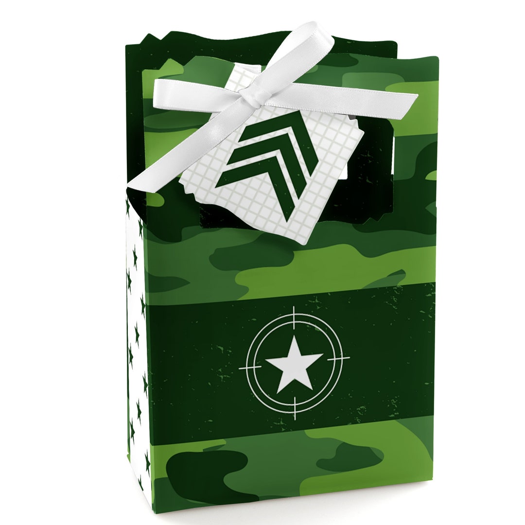 Camo Hero - Army Military Camouflage Party Favor Boxes - Set of 12 - Etsy