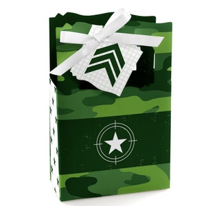 Camo Hero - Army Military Camouflage Party Favor Boxes - Set of 12 - Etsy